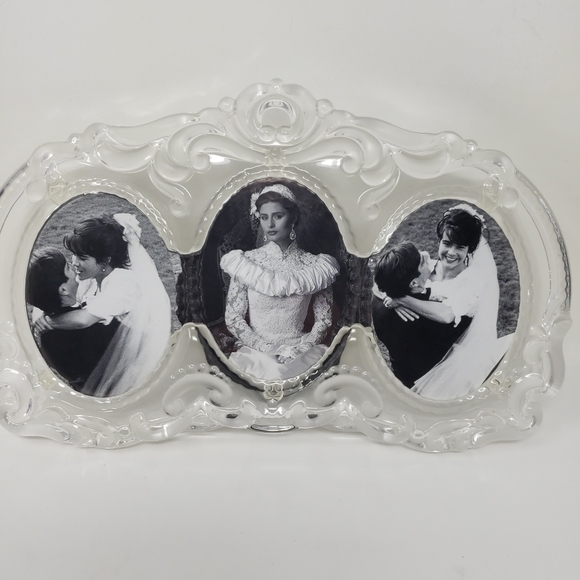 Mikasa | Accents | Mikasa Princess Lead Crystal Frosted Triple Oval ...